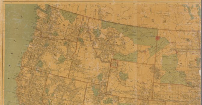 Redoubt Region 1800s Map Northwest States - SurvivalBlog.com
