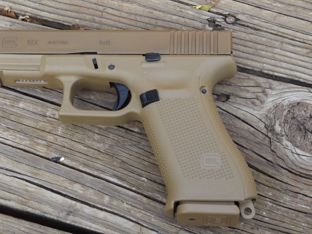 Glock 19X, by Pat Cascio. It Ate Everything. Blackhawk “T-Series” holster