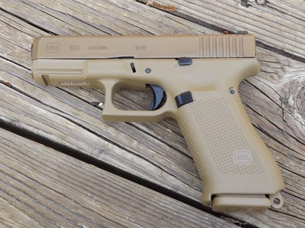 Glock 19X, by Pat Cascio. It Ate Everything. Blackhawk “T-Series” holster