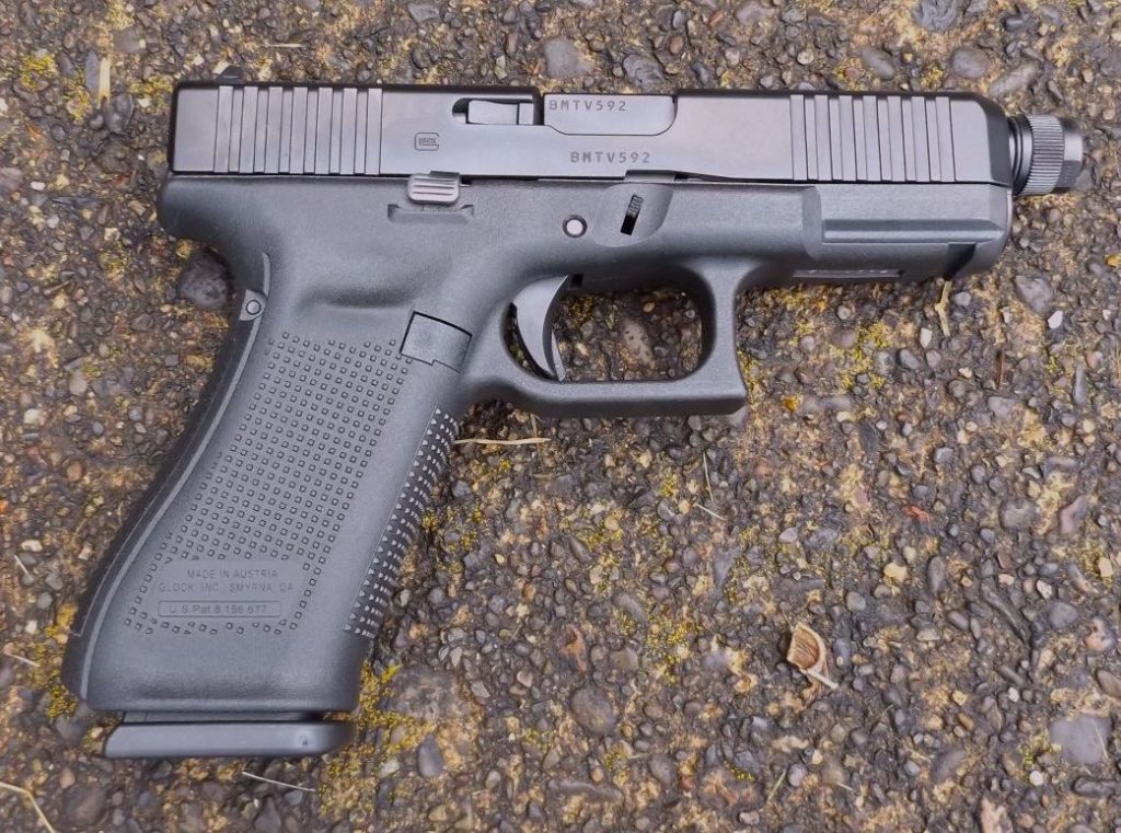 Glock Model 45 review by Pat Cascio. Ambidextrous slide release/stop