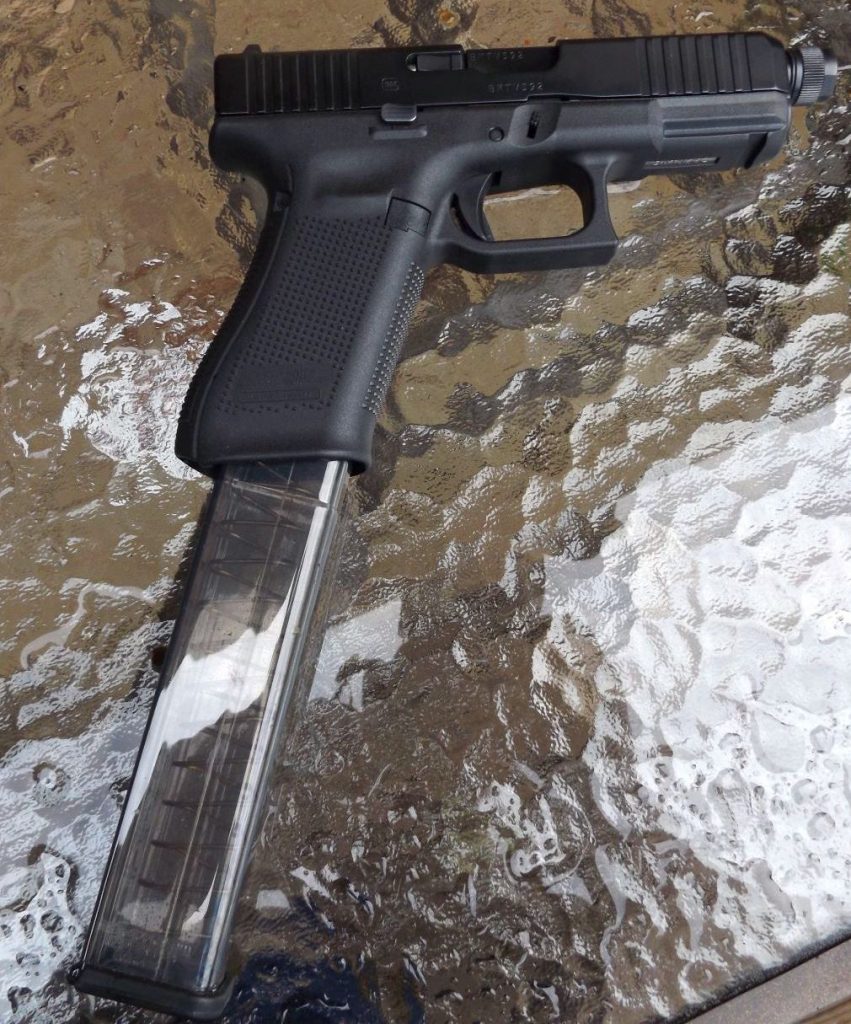 Glock Model 45 review by Pat Cascio. Ambidextrous slide release/stop