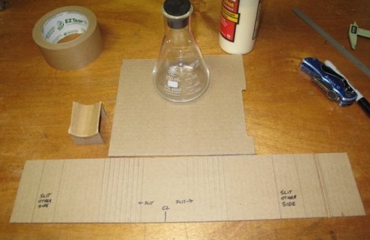 Custom Cardboard Box Building. Cardboard is just like the grain of wood.