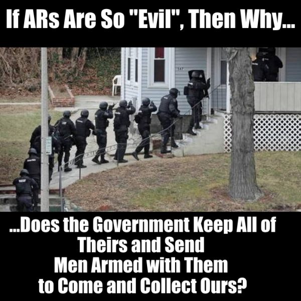 If AR-15s Are So "Evil", Then Why... ...Does the Government Keep Theirs?