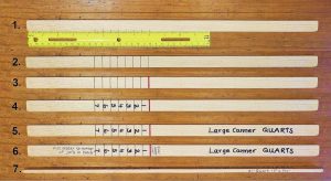 Home Canning Water-Level Measuring Sticks. Don't waste propane.