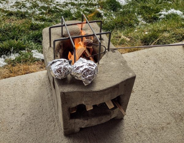 An Easy DIY Masonry Outdoor Cook Stove, by K.R.. Build using homemade ...