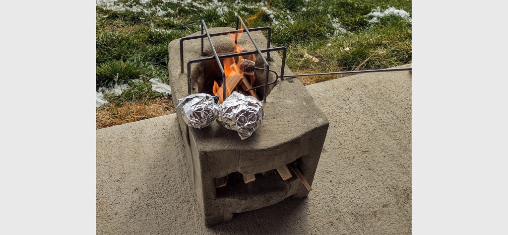 An Easy DIY Masonry Outdoor Cook Stove, by K.R.. Build using homemade ...