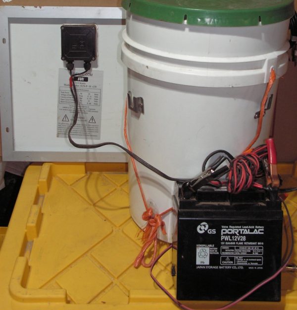 A Low Power Communications Station in a Bucket, by Tunnel Rabbit