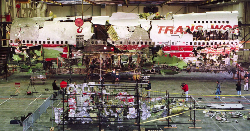 On July 17, 1996, TWA flight 800 crashed into the Atlantic Ocean