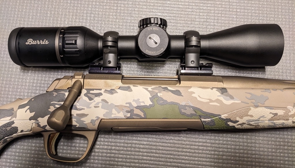 Burris Signature HD 2-10x40mm scope. Wide field of view at 2X.
