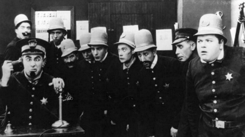 On December 23, 1912, the first Keystone Kops film was released.