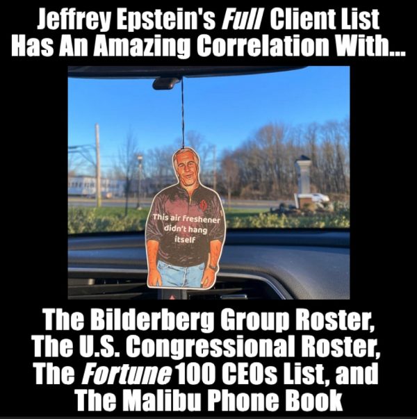 Meme: Jeffrey Epstein's Full Client List Has An Amazing Correlation With...