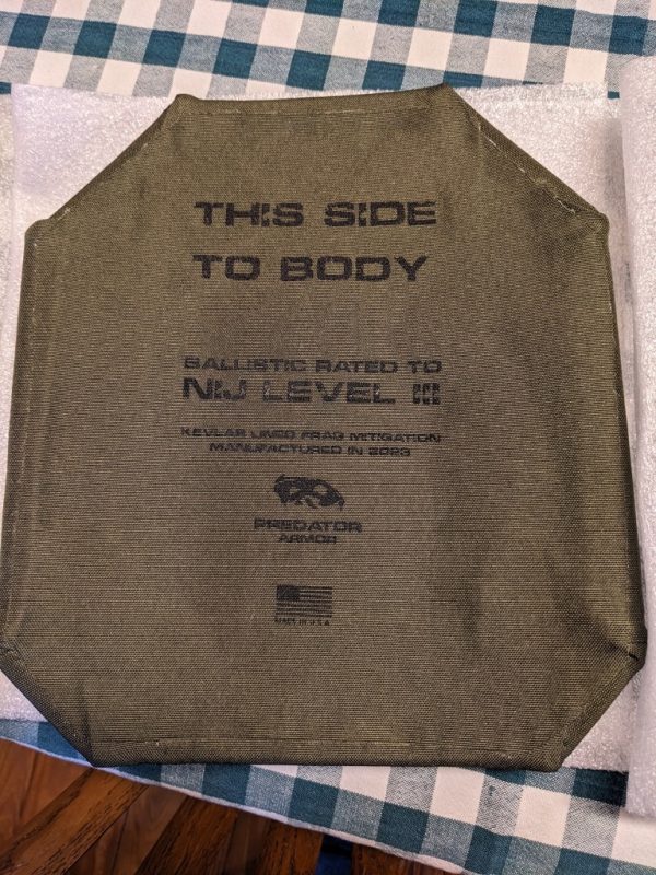 Predator Armor Plate Carrier and Plates, by Thomas Christianson