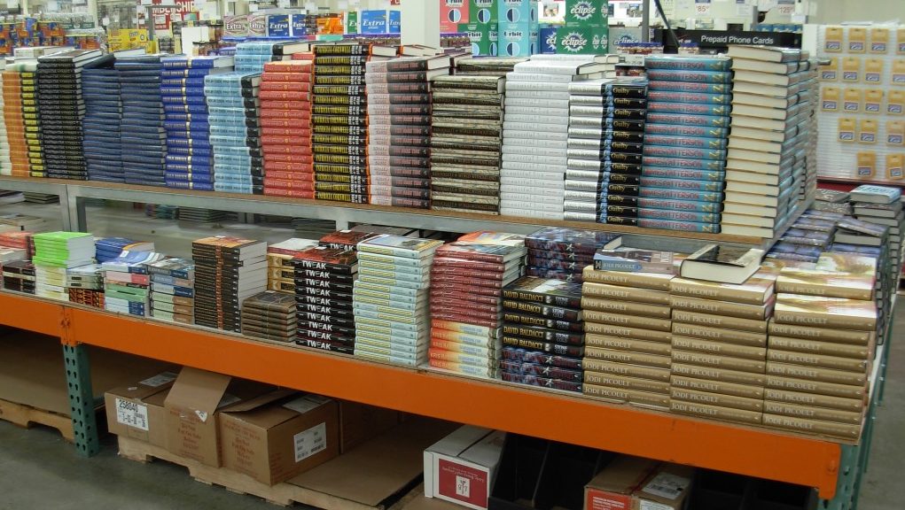 Costco now has truncated book sections at only 100 of their 600 stores.