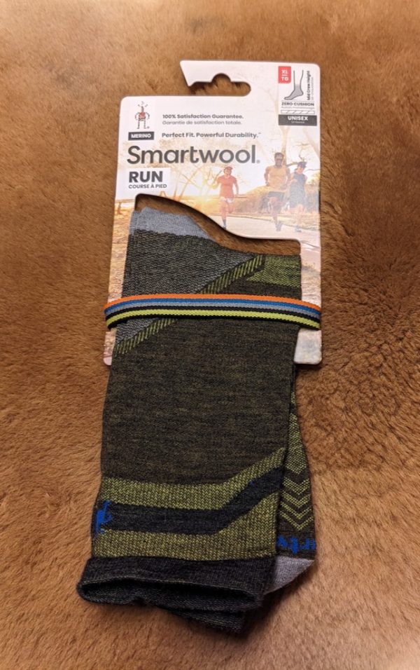 Smartwool Run Mid Crew Pattern Socks, by Thomas Christianson