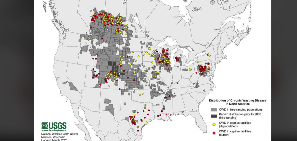 Today's graphic: The silent spread of Chronic Wasting Disease (CWD ...