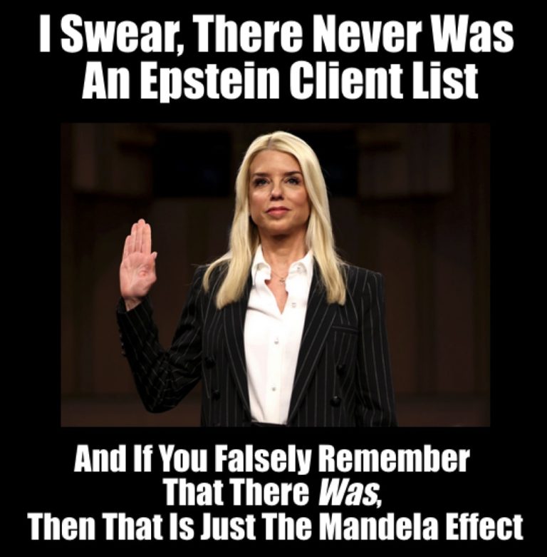 I Swear, There Never Was An Epstein Client List And If You Falsely ...