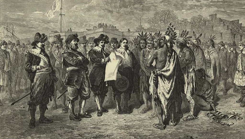 August 30, 1645, Dutch settlers and the Indians signed a peace treaty.