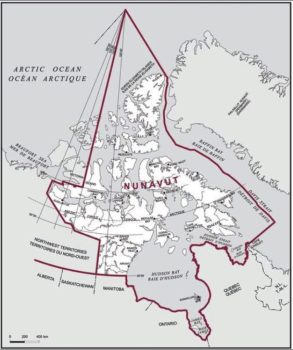 Today's graphic: Map of Nunavut. The Largest Electoral District On Earth.