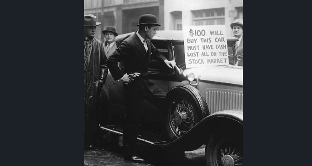 October 29, 1929: Stocks crash on Wall Street. "Black Tuesday".