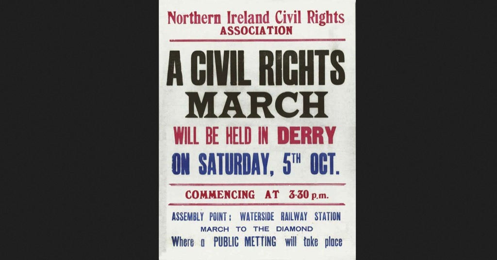 October 5, 1968: A civil rights march in Derry was stopped by the RUC.