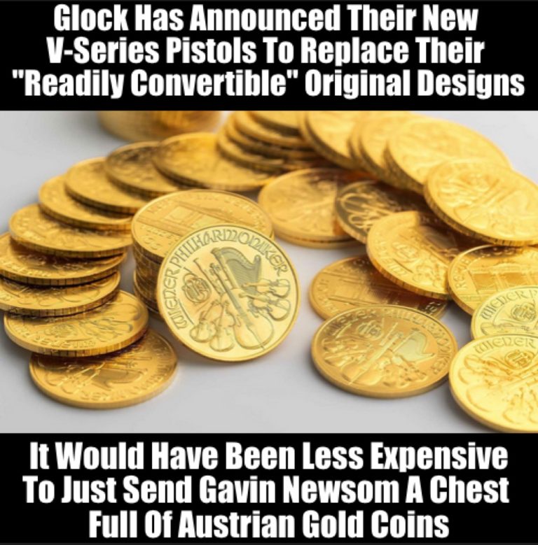 Glock's New V-Series Pistols. A Chest Full Of Austrian Gold Coins.